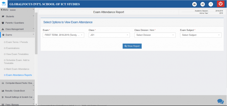 Students exam attendance - Affordable, Free, All-in-one School Website ...